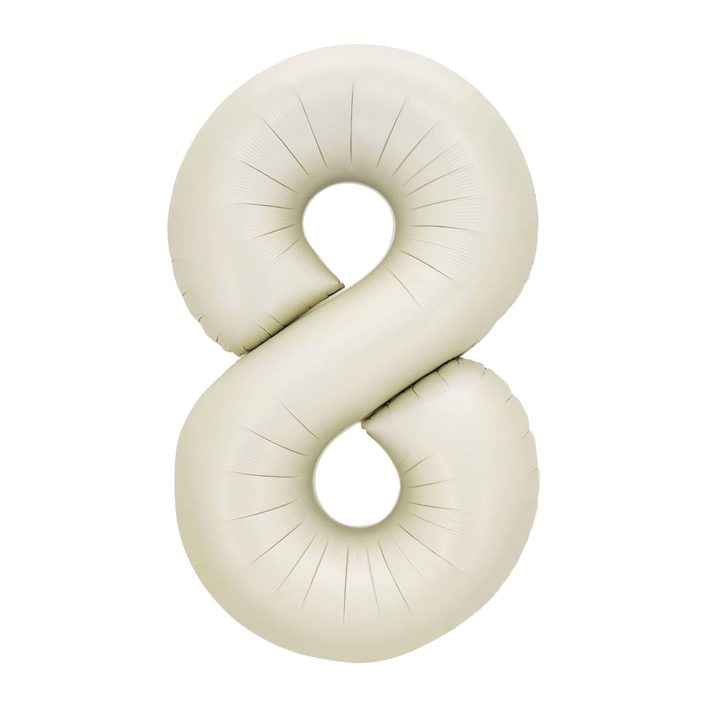 GLOBO METALIZADO NUMERO 8 ARENA | SEMPERTEX COLOMBIA– Sempertex